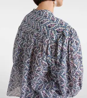 MARANT ETOILE Salika Printed Cotton Top