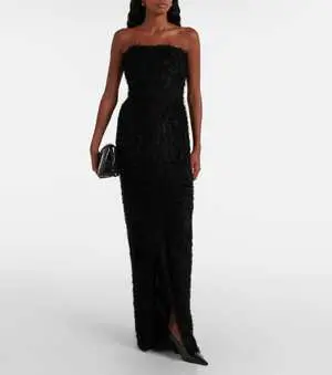 TOTEME Strapless Fil Coupe Midi Dress