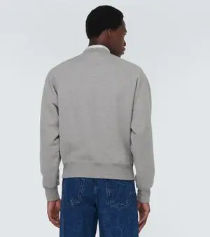 AMI Paris De Cœur Cotton Jersey Sweatshirt