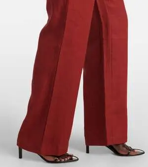 Faithfull The Brand Lulea Wide-leg Linen Pants