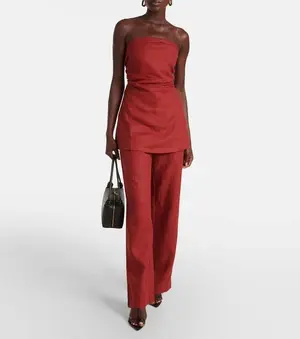 Faithfull The Brand Lulea Wide-leg Linen Pants