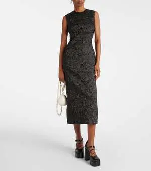 Simone Rocha Cloque Midi Dress