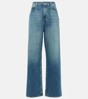 Valentino Garavani High-rise Straight Jeans