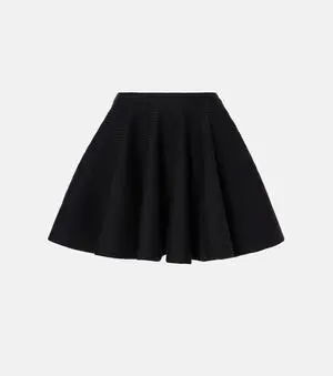 Alaïa Wool-blend Mini Skirt