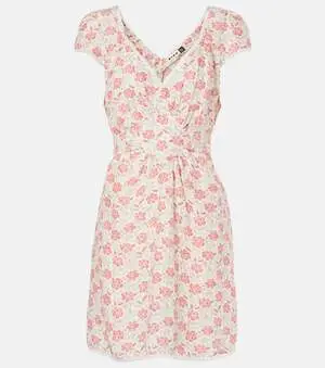 Rixo Alexandra Floral Mini Dress