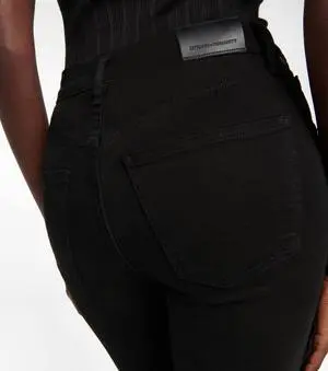 Citizens Of Humanity Isola Mid-rise Jeans In Plush - Black