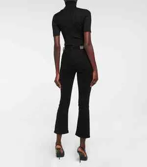 Citizens Of Humanity Isola Mid-rise Jeans In Plush - Black