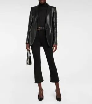 Citizens Of Humanity Isola Mid-rise Jeans In Plush - Black