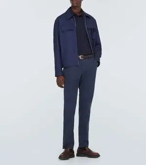 Loro Piana Cotton Polo Shirt - Blue
