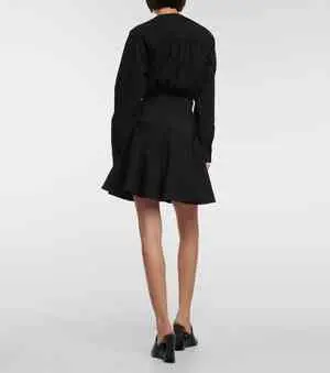 Alaïa Belted Wool Minidress