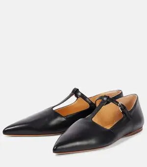 Gabriela Hearst Lola Leather Ballet Flats