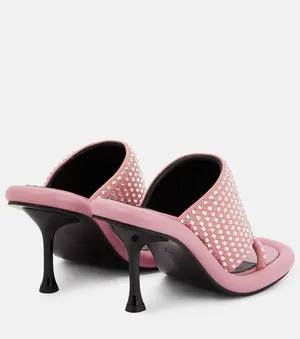 JW Anderson Embellished Leather Mules