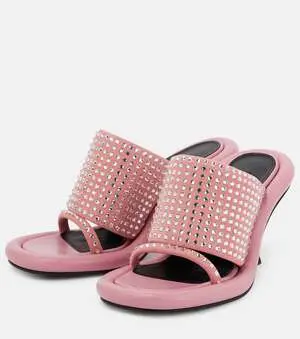 JW Anderson Embellished Leather Mules