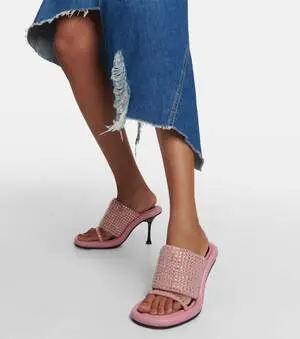 JW Anderson Embellished Leather Mules