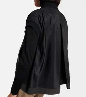 Sacai Nylon Vest - Black