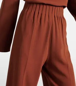 FFORME Maud High-rise Wide-leg Pants - Brown