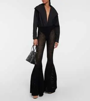 Alaïa Hooded Cotton Bodysuit