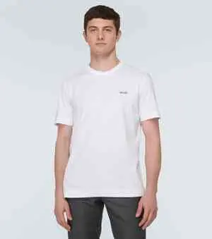 Zegna Logo Cotton Jersey T-shirt