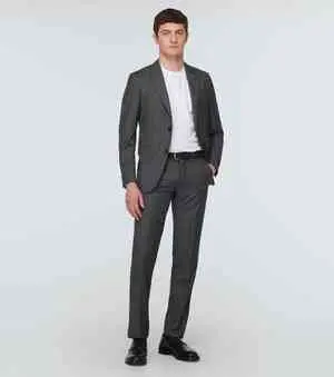 Zegna Logo Cotton Jersey T-shirt