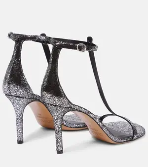 Isabel Marant Étoile Einari Metallic Leather Sandals