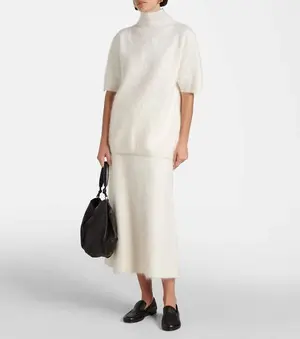 LISA YANG Madelene Cashmere T-shirt - White