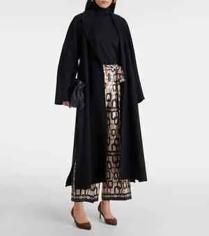 Max Mara Brina Printed Silk Twill Wide-leg Pants - Multicoloured