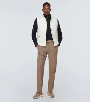 Brunello Cucinelli Cotton Polo Sweater - Blue