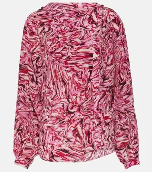 Isabel Marant Tiphaine Printed Blouse