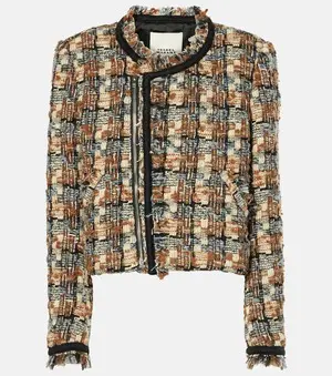 Isabel Marant Étoile Kerry Cropped Wool-blend Jacket