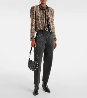 Isabel Marant Étoile Kerry Cropped Wool-blend Jacket