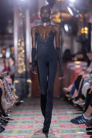 Alessandra Rich Embellished Jumpsuit