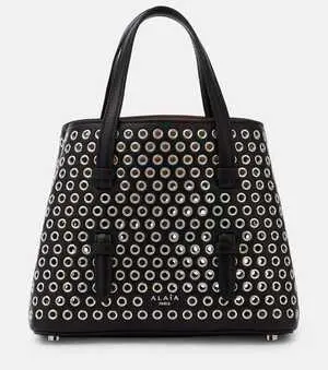 Alaïa Mina 20 Embellished Leather Tote Bag