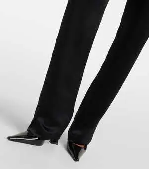 Tove Remi High-rise Silk Straight Pants