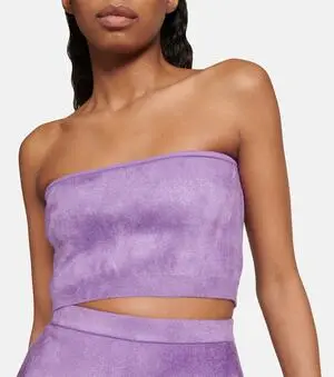 Alaïa Velvet Bandeau Top