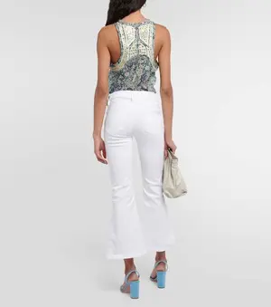 FRAME Le Crop Flare Mini Slits Jeans