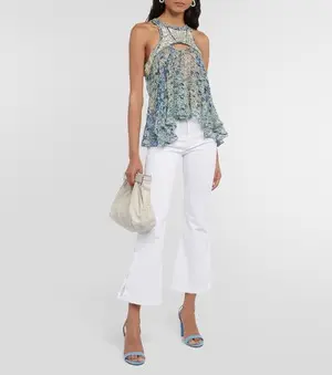 FRAME Le Crop Flare Mini Slits Jeans