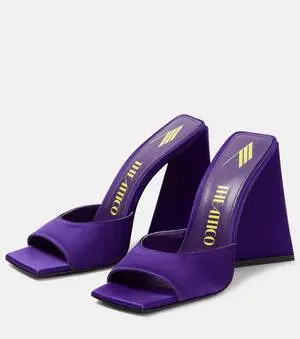 Attico Devon Satin Mules