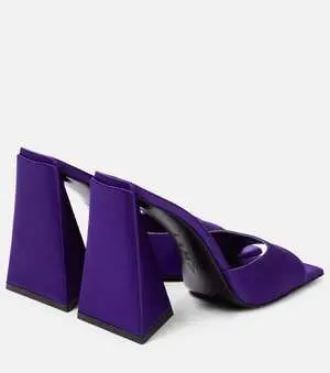 Attico Devon Satin Mules