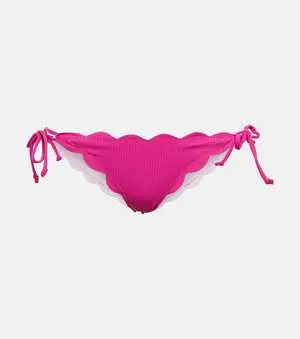 Marysia Scalloped Bikini Bottom - Purple