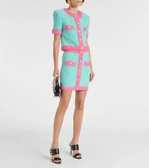 Balmain Knitted Miniskirt