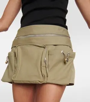DION LEE Cotton-blend Miniskirt