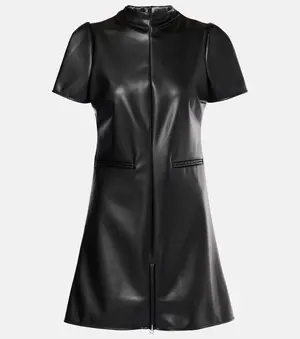 COURREGES Faux Leather Mini Dress
