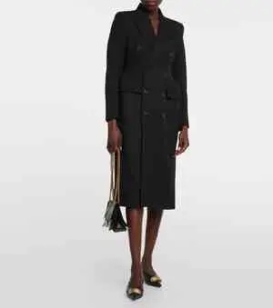 Balenciaga Square Knife Bb Slingback Mules