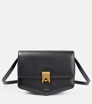 Alaïa Le Papa Small Leather Crossbody Bag - Black