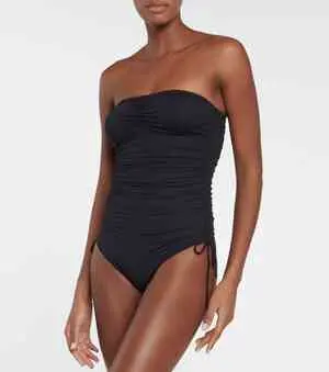 Melissa Odabash Strapless Swimsuit - Black