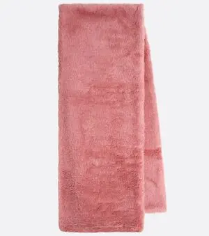 Max Mara Full Teddy Scarf - Pink