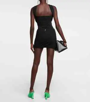 Attico Rue Embellished Miniskirt