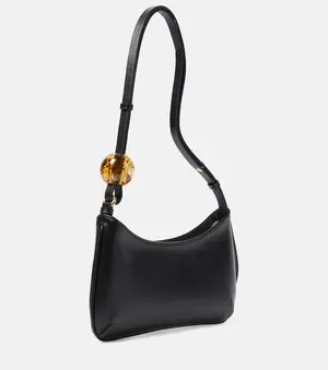 Jacquemus Le Bisou Perle Small Leather Shoulder Bag