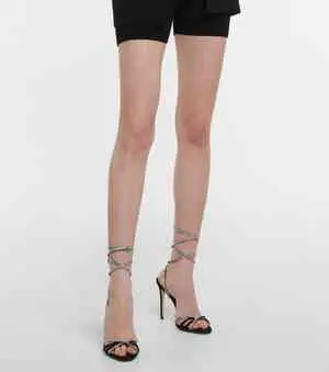 Paris Texas Holly Nicole Leather Sandals