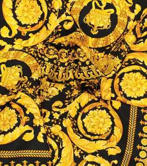 Versace Barocco Silk Scarf - Multicoloured